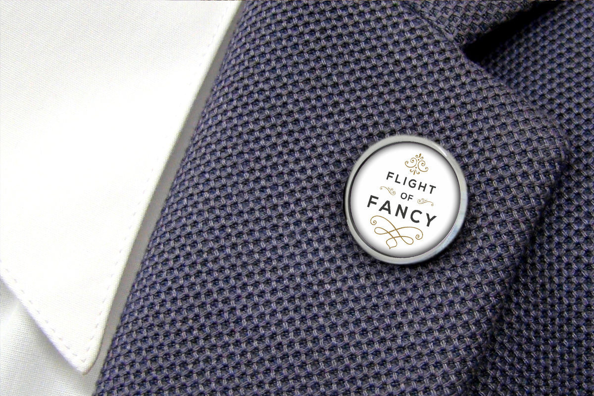 Revers pin met uw eigen afbeelding - Zilverkleurig | Manchetknopen.com